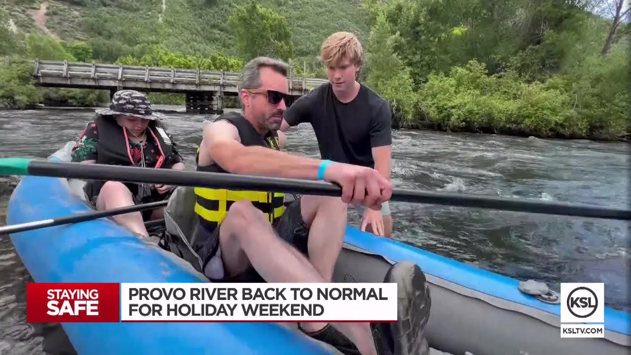 Video: ‘Super excited’: Provo River back to normal flows just in time ...