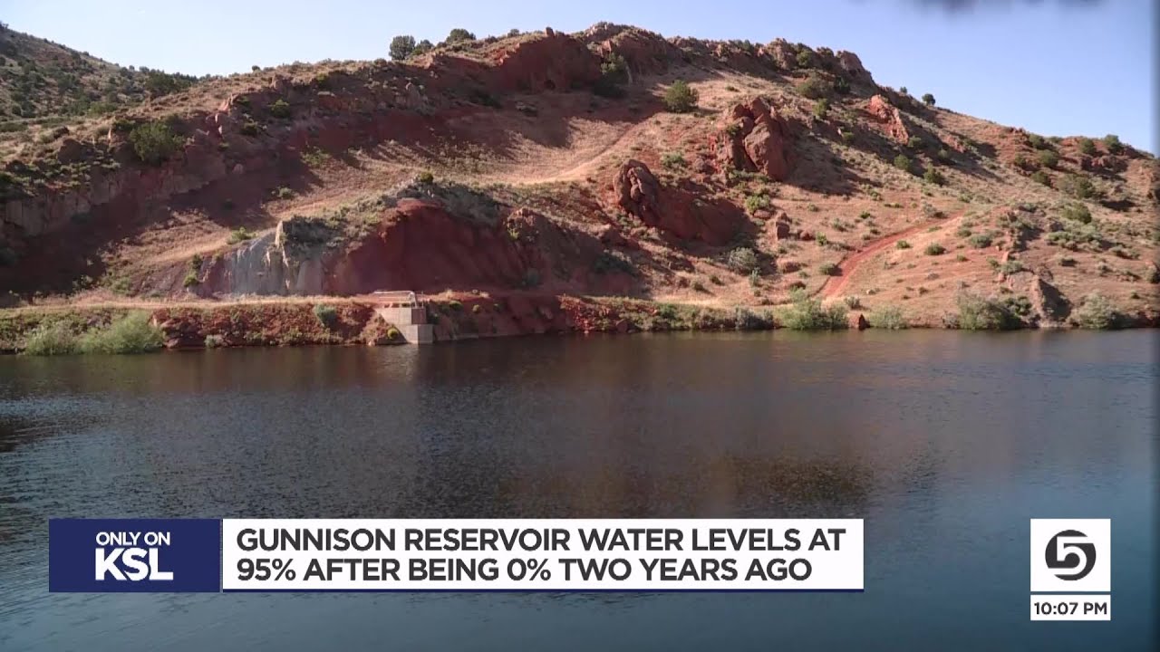 Video: Farmers relieved Gunnison Reservoir recovered from 0% water ...