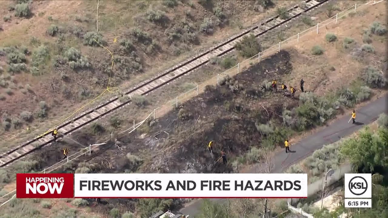 Video: Fireworks and fire concerns in Draper's unrestricted areas ...