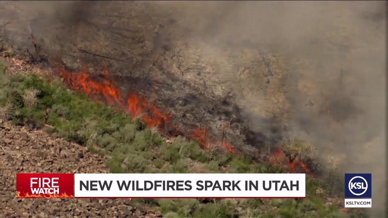 Video: Multiple Utah fires burning near Nevada border - KSLTV.com