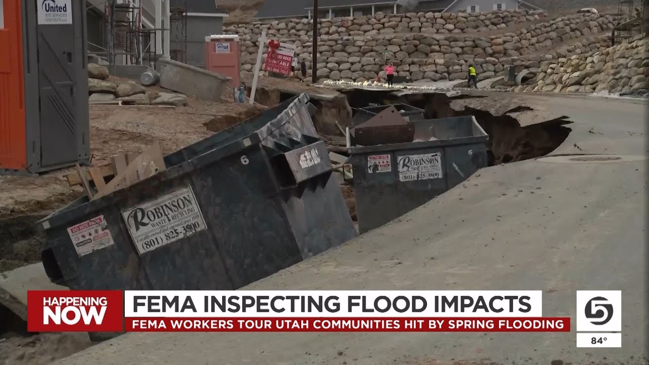 Video: FEMA workers tour Utah communities hit by spring flooding ...