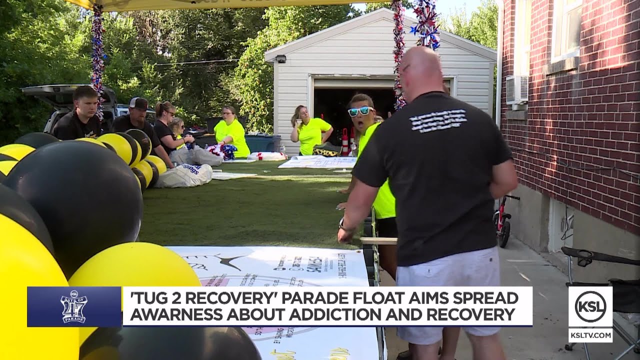 Video: Pioneer Day parade float aims to spread awareness on addiction ...