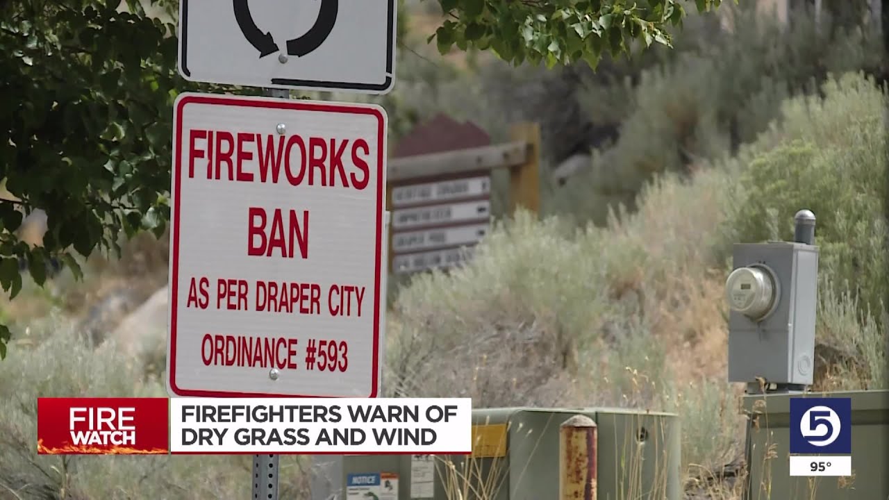 Video: Draper fire captain: Fire danger higher now than on July 4th ...