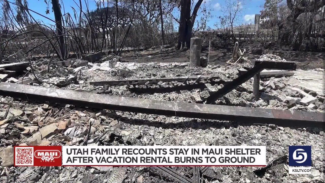 Video: Utah family shown ‘Aloha Spirit’ staying in Maui shelter after ...
