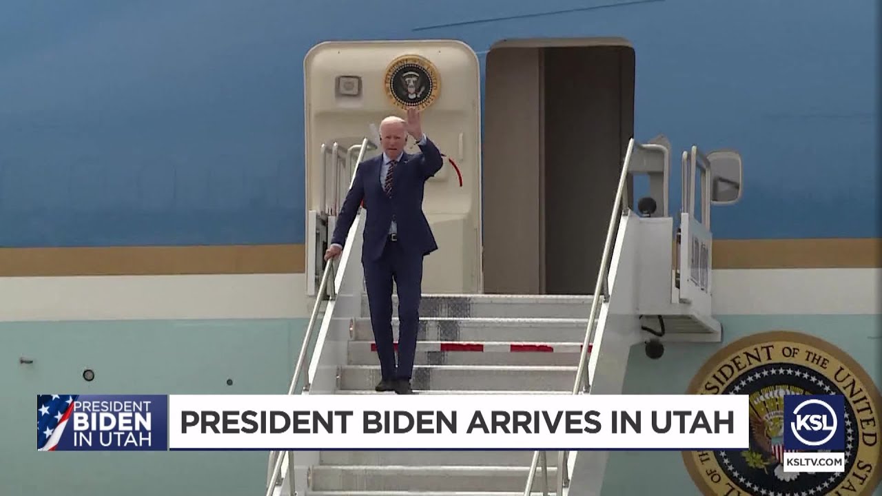 Video: President Joe Biden arrives in Utah - KSLTV.com