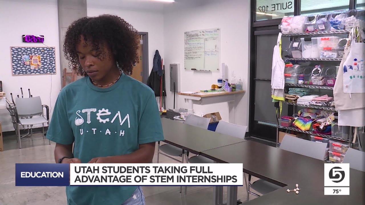Video: Utah students take full advantage of STEM internships to plan a ...