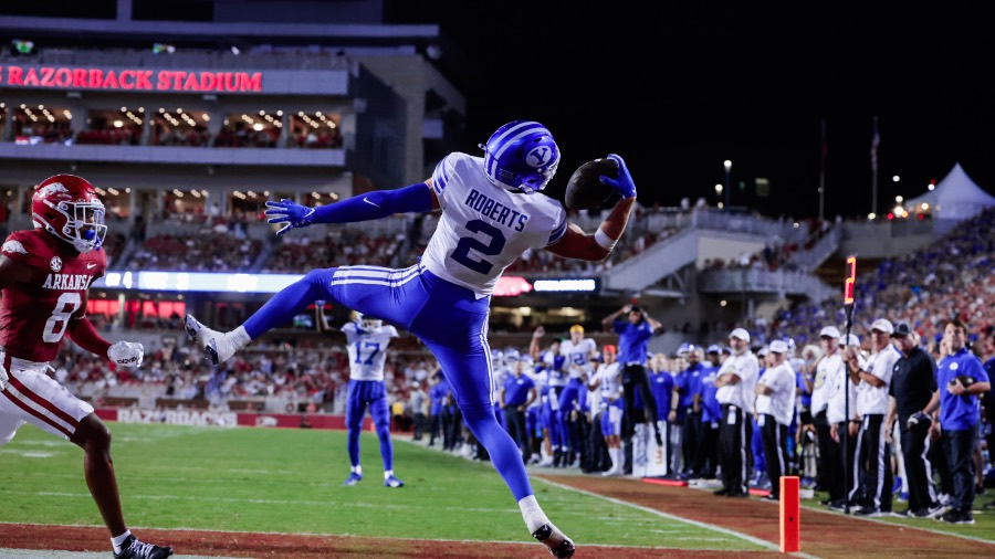 BYU WR Chase Roberts Earns No. 1 Spot On SportsCenter’s Top 10 Plays ...