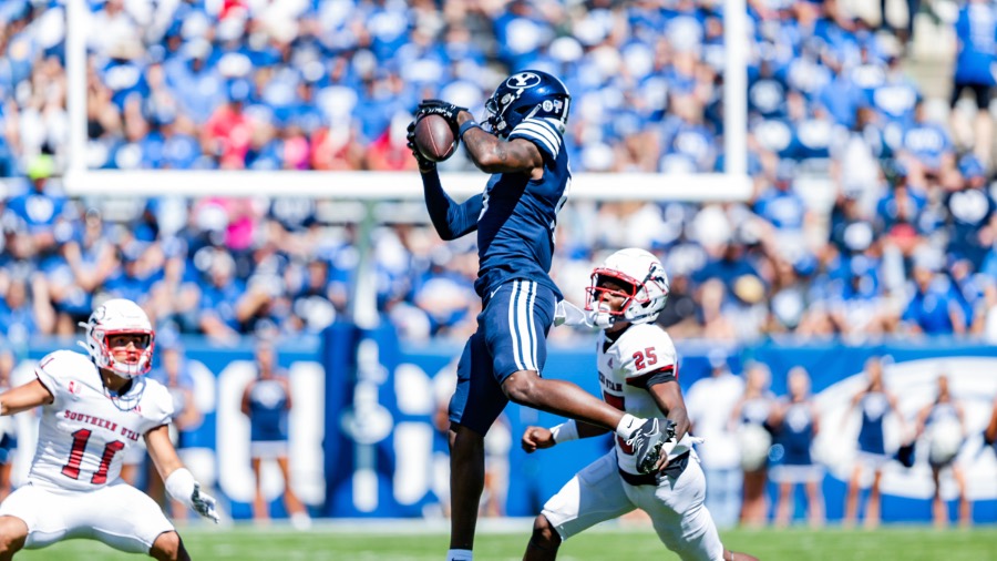 Darius Lassiter Scores First Touchdown At BYU Against Southern Utah ...