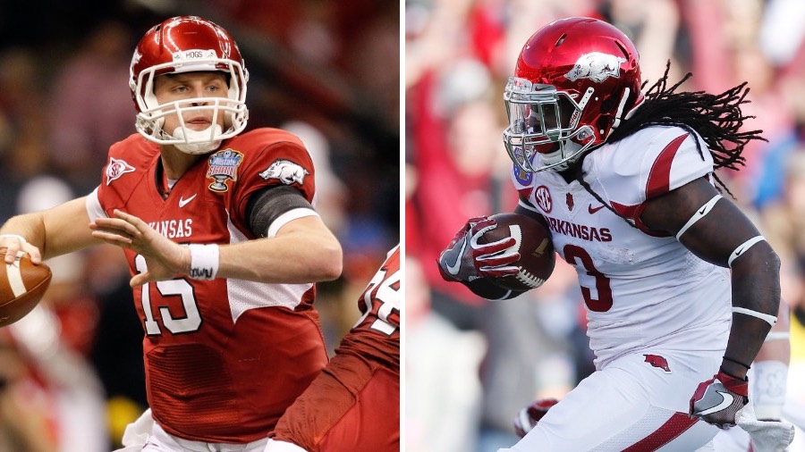 BYU To Honor Late Arkansas Football Legends, Run Signed Flag Onto Field ...