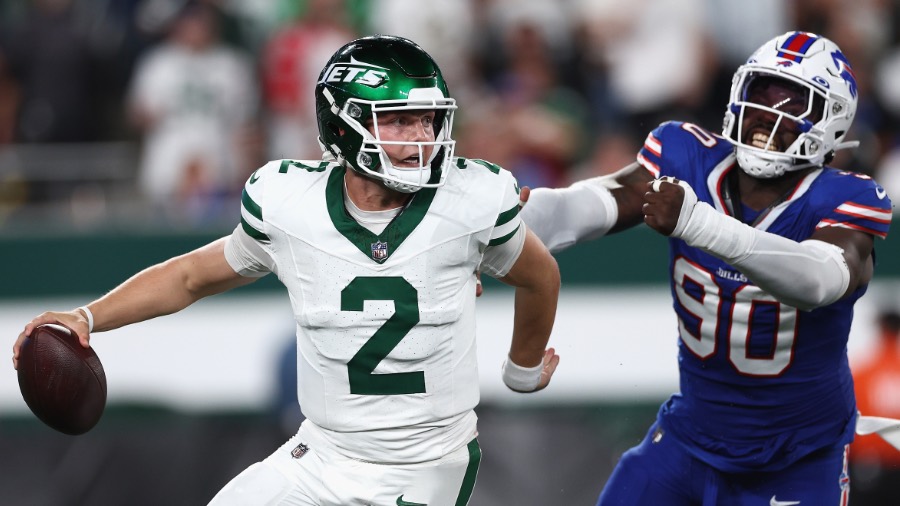 Zach Wilson Throws Touchdown Pass In Jets’ Overtime Win Over Bills ...