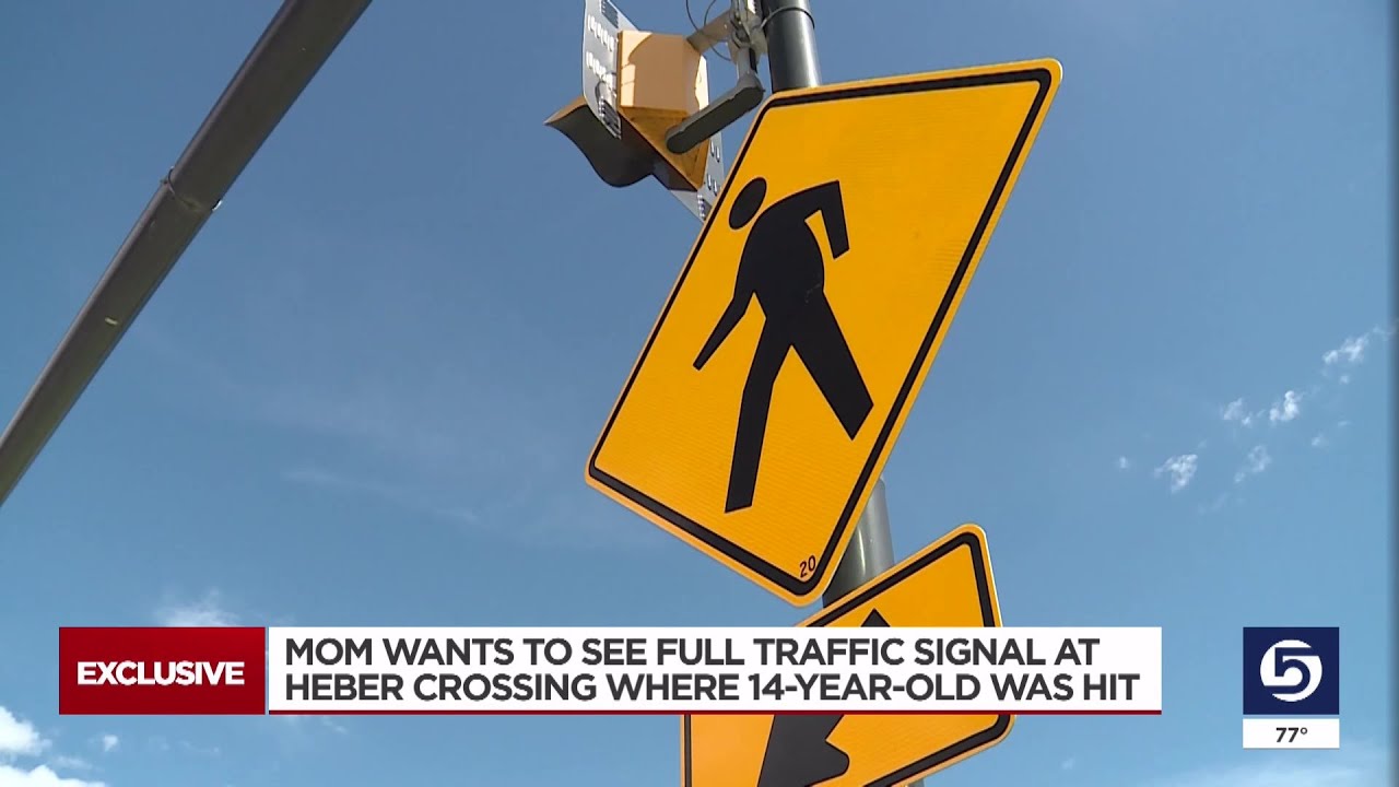 Video: Mom wants full traffic signal at Heber crossing where 14-year ...
