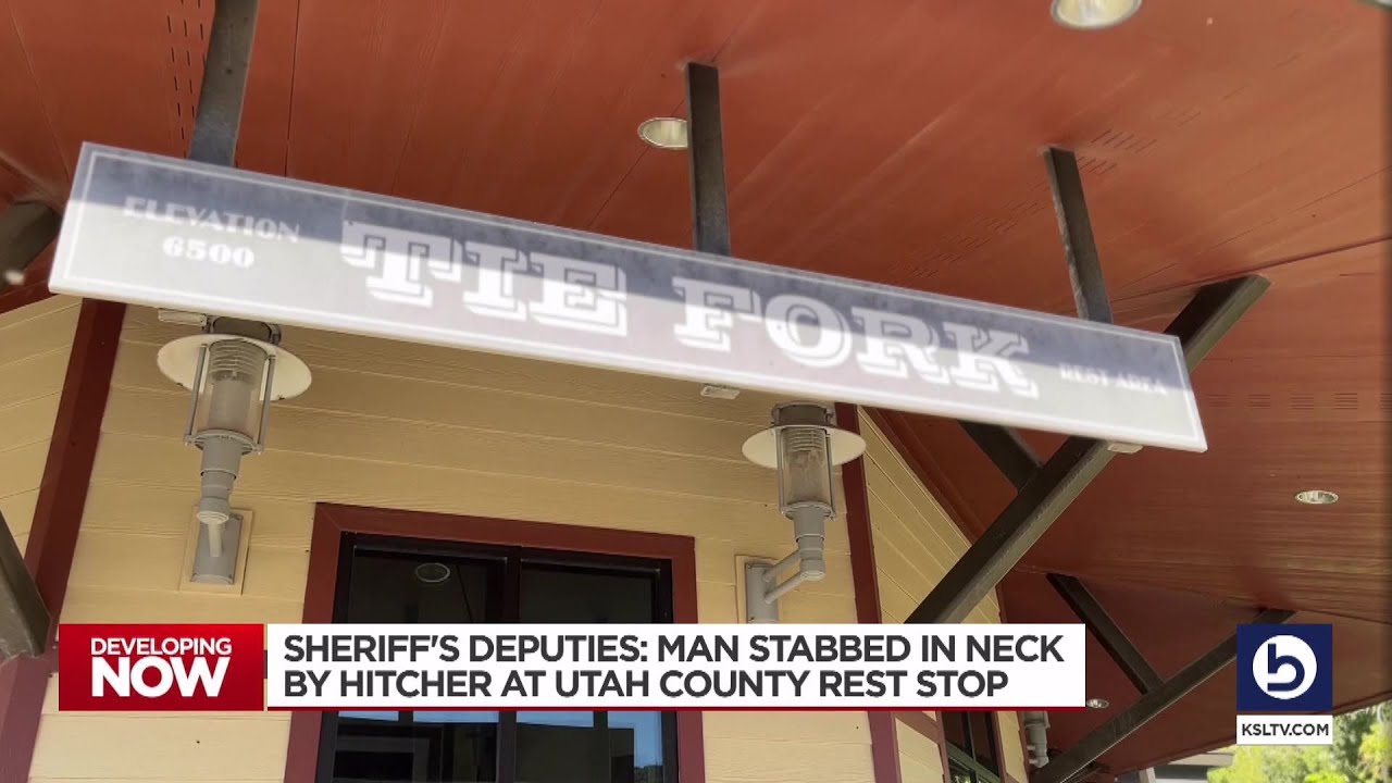 Video: Man stabbed by hitchhiking woman at Spanish Fork Canyon rest ...