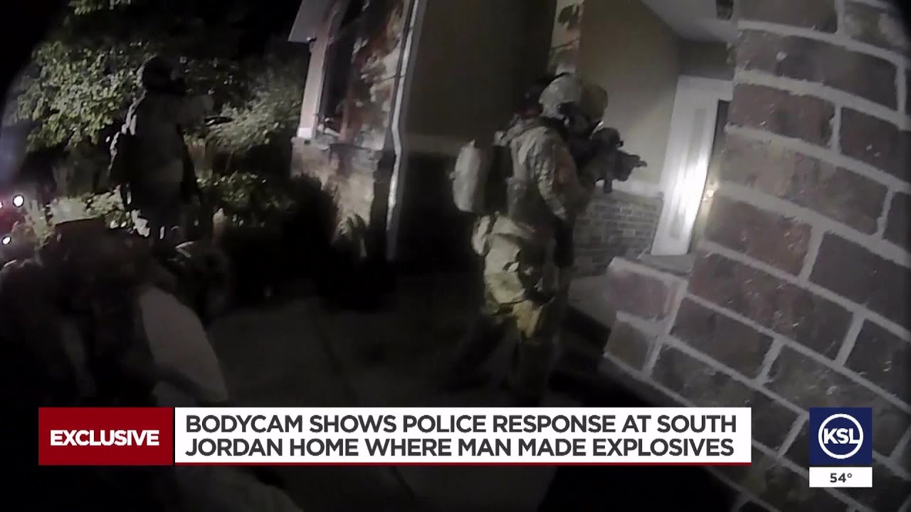 Video: Bodycam shows police response at South Jordan home where man ...