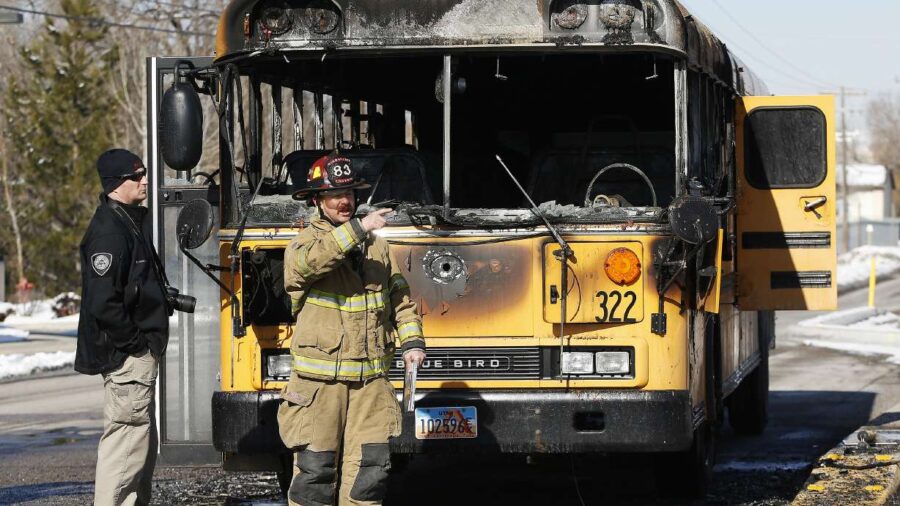 Utah school bus driver arrested, accused of lighting multiple buses on fire