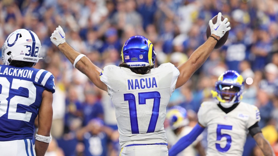 Rams WR Puka Nacua Scores First NFL TD, Lifts Rams To OT Win Over Colts ...