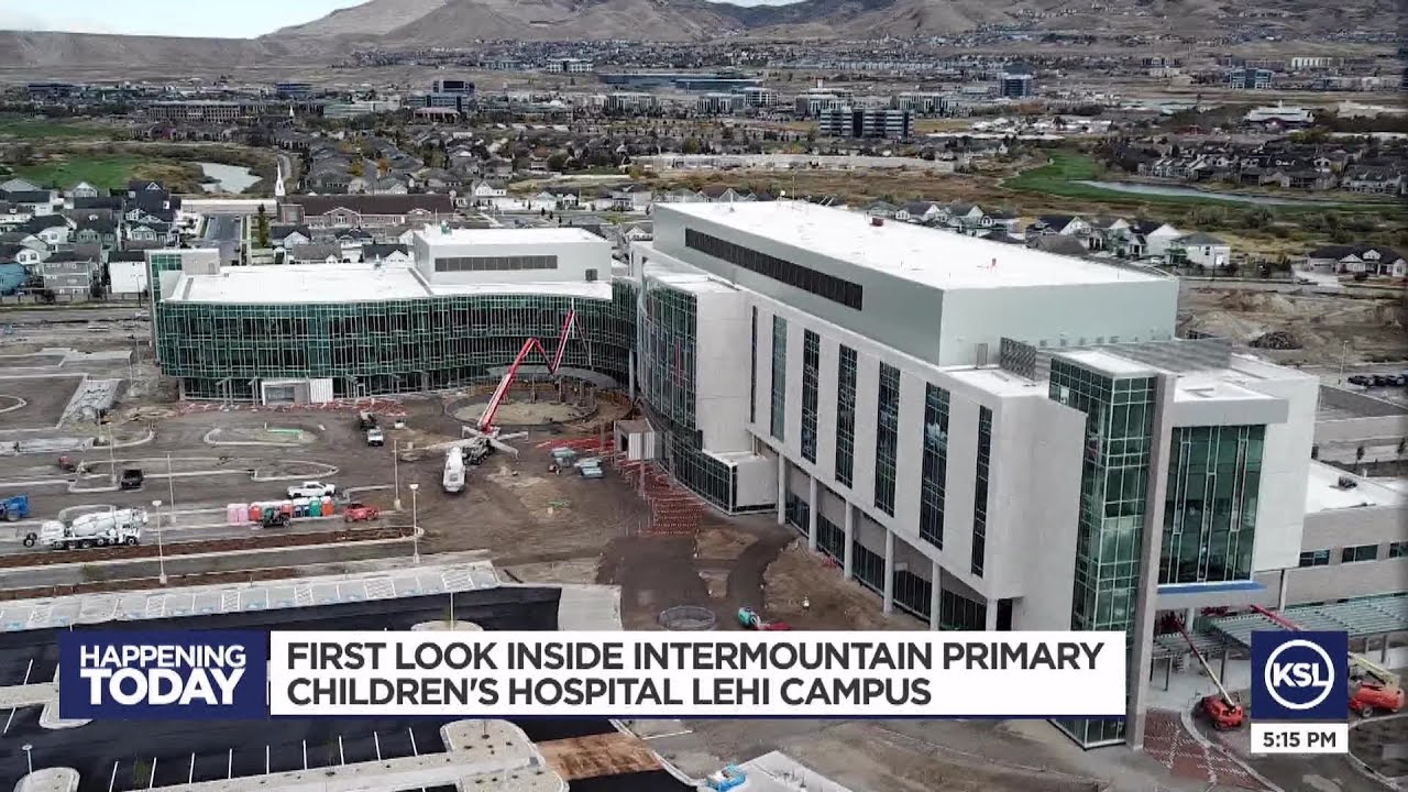 Video: A first look inside Intermountain Primary Children's Hospital ...