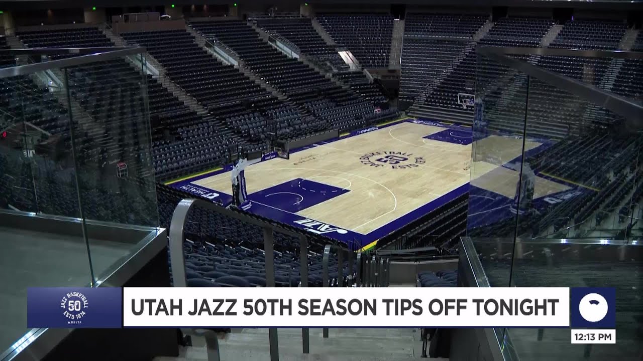 Video: Excitement abounds as Utah Jazz open historic 50th season this ...