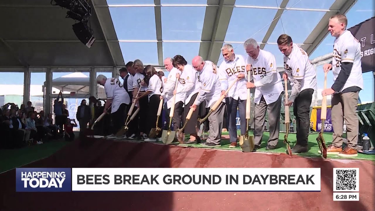Video: Salt Lake Bees break ground, release designs of new Daybreak ...
