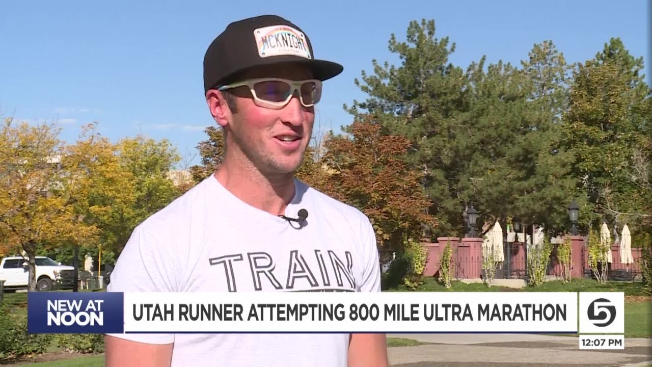 Video: Utah runner embarks on 800-mile race for a child in need of ...