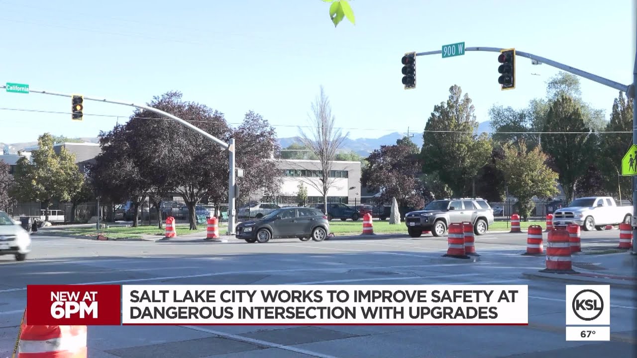 Video: Salt Lake City improving safety at dangerous intersection with ...