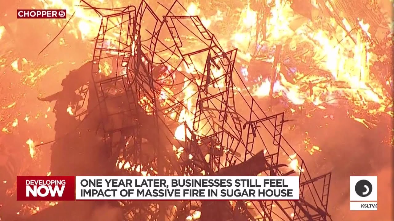 Video: One year after massive apartment complex fire, Sugar House ...