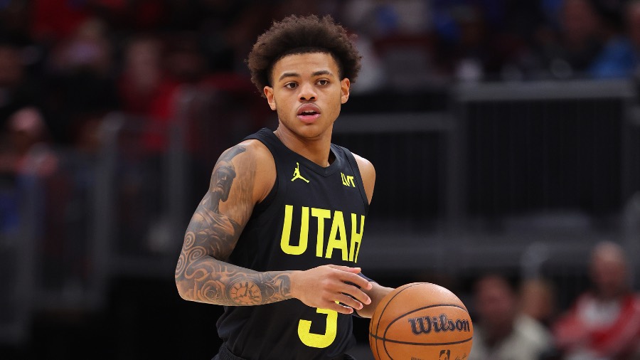 Keyonte George Fakes Pass, Hits Shot Over Rudy Gobert During Jazz ...