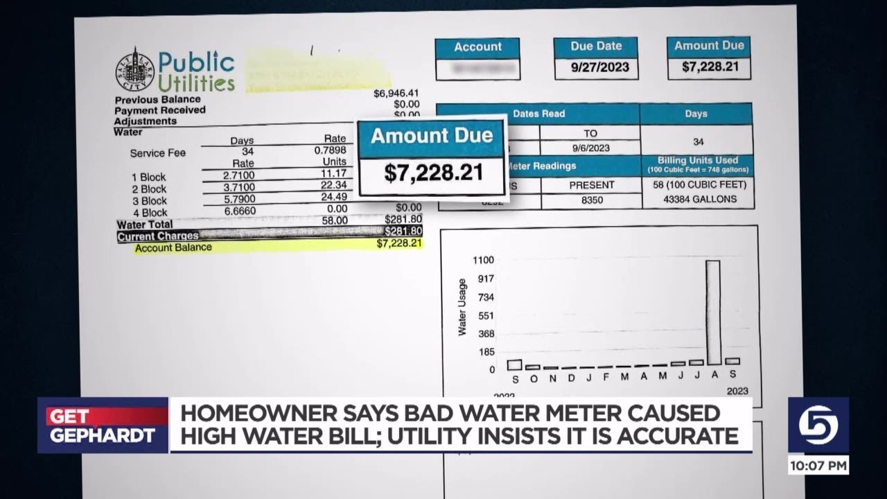 Video: Get Gephardt: Homeowner says she got a $7,200 water bill because ...
