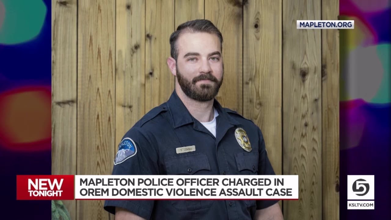 Video: Mapleton police officer off force, charged in domestic violence ...