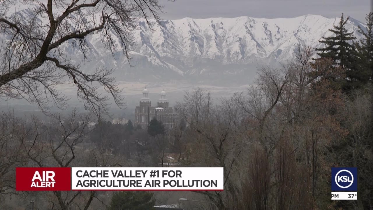 Video: Cache County inversions capture high levels of ammonia pollution ...
