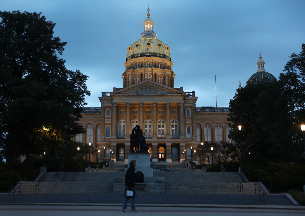 Man accused of destroying Satanic Temple display at Iowa Capitol is now charged with hate crime