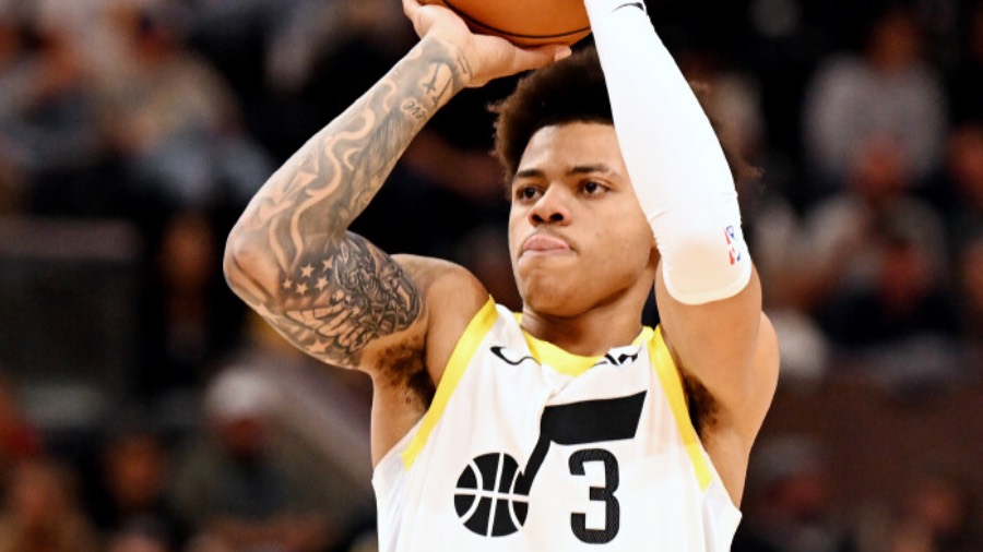 Jazz Rookie Keyonte George Rises Over Toronto Defense For Tomahawk Dunk ...
