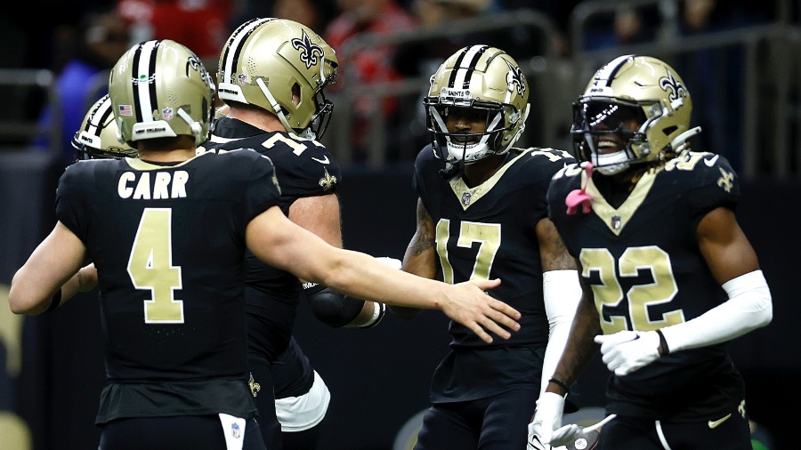 Saints WR Rashid Shaheed Scores Fifth Touchdown Of NFL Season