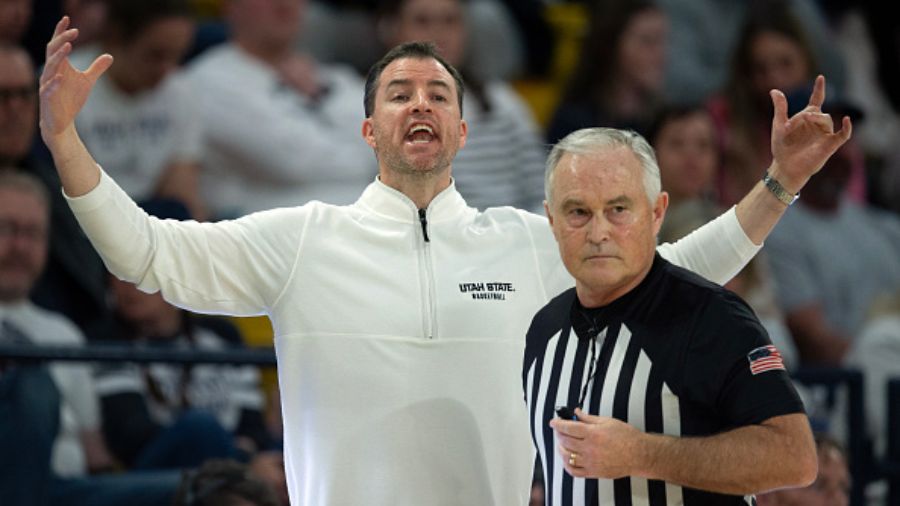 Bovine Blog: Utah State’s Danny Sprinkle Earns 100th Career Win