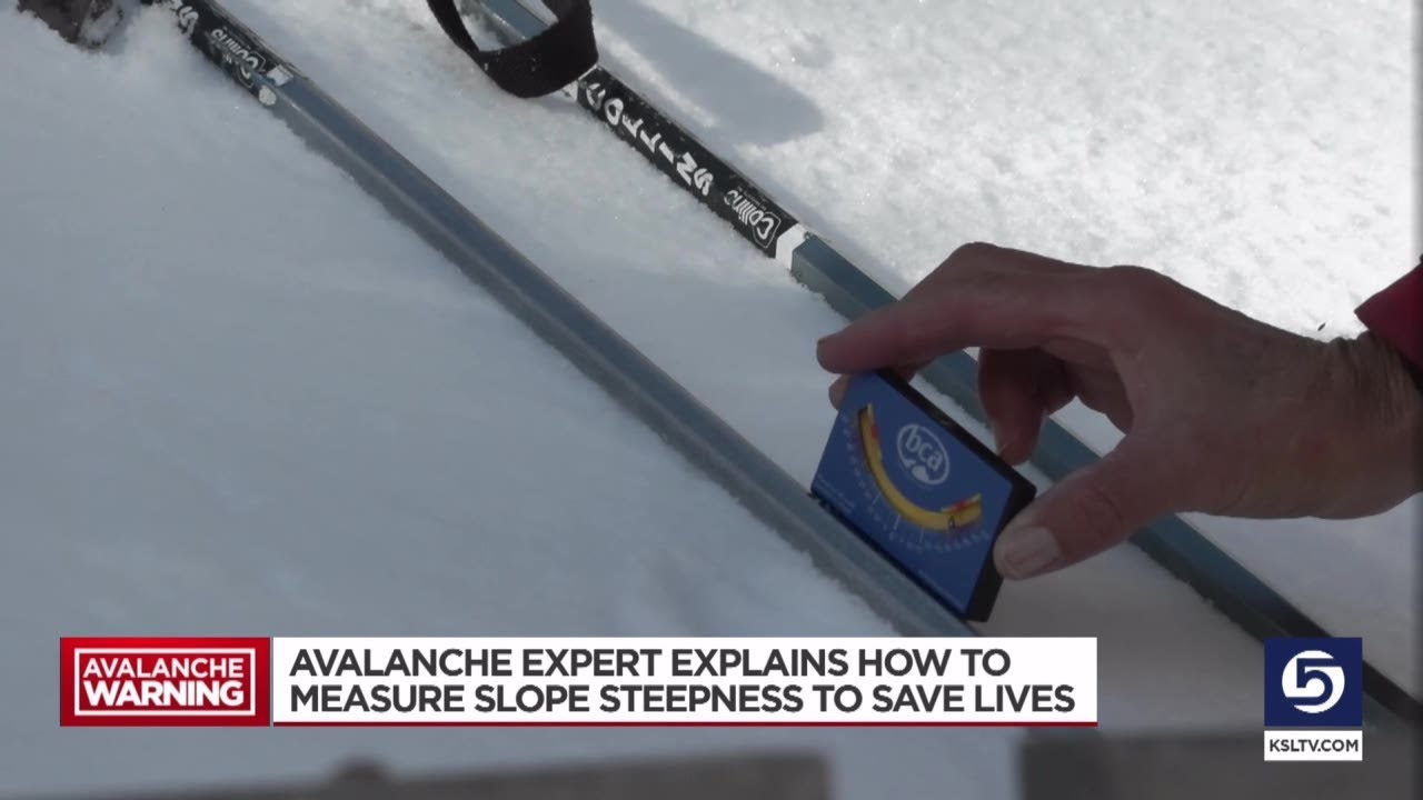 Video: Avalanche expert explains how to measure steep slope - KSLTV.com
