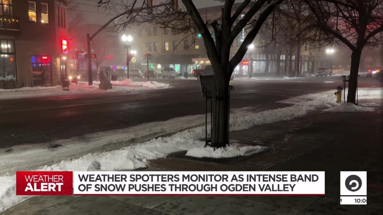 Video: First wave of snow in northern Utah brings squall warnings ...