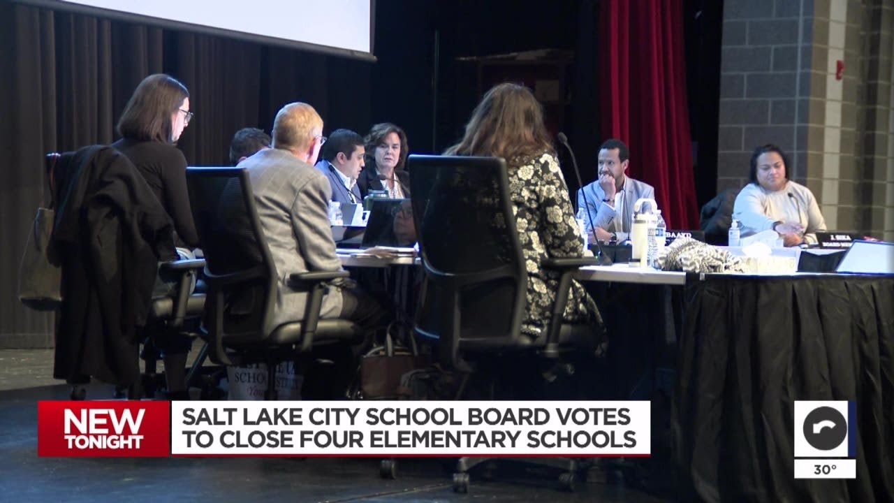 Video: Salt Lake district votes to close four elementary schools ...