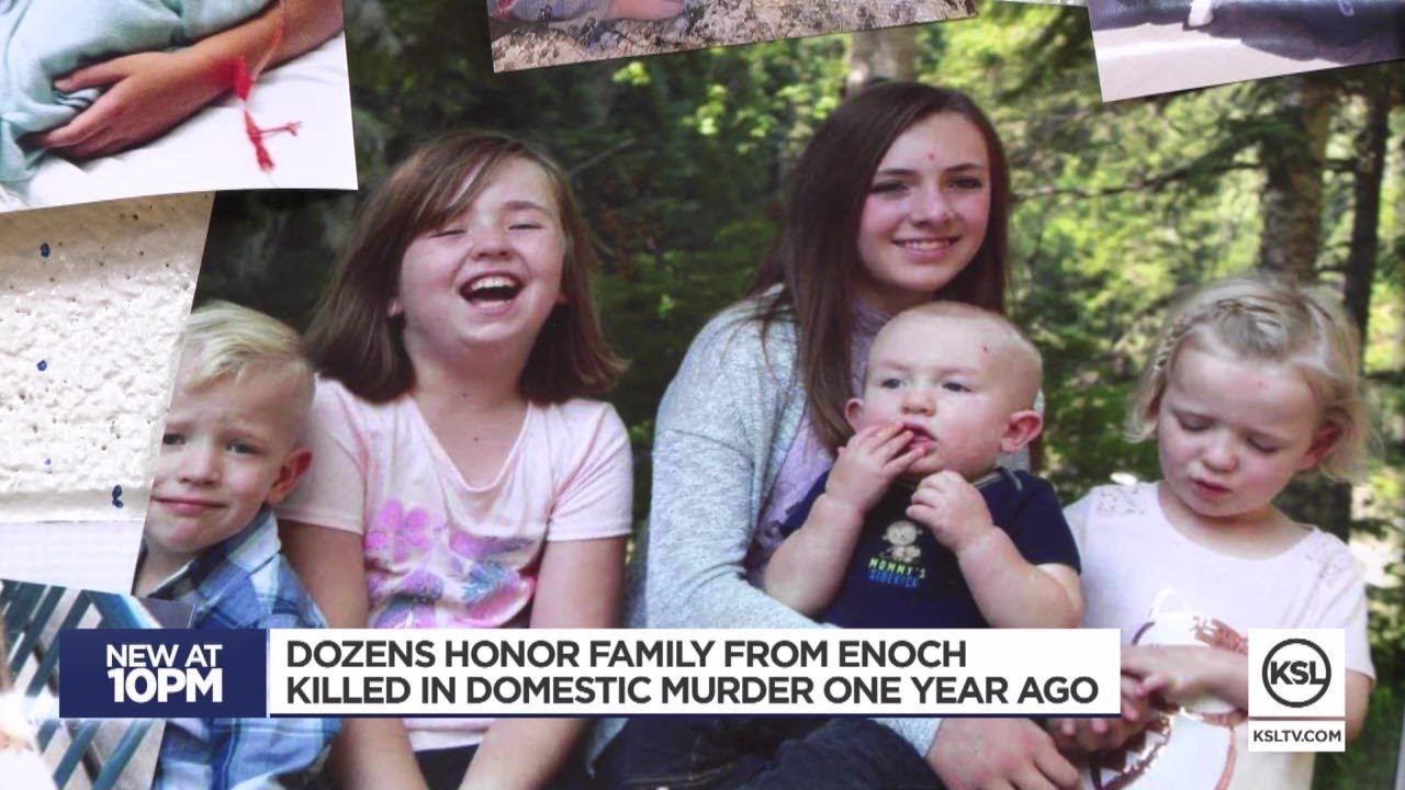 Video: Dozens gather to honor Enoch family killed after domestic murder ...