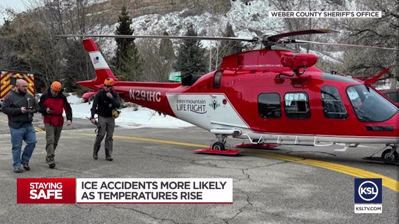 Video: First responders warn of ice-related accidents when the ...
