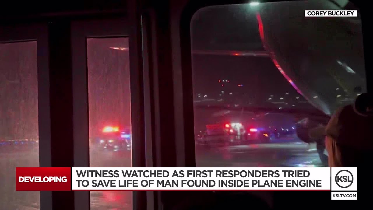 Video: Man found dead inside plane engine after breaching security at ...