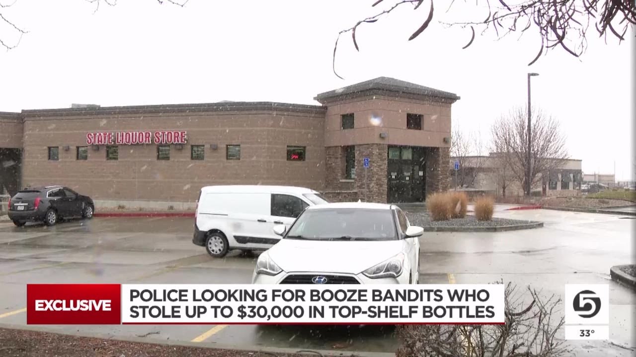 Video: Spirited away: Police in Utah say booze bandits stole up to $30k ...
