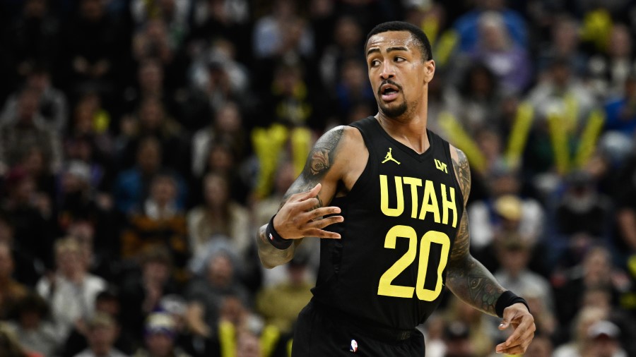 John Collins Carries Jazz Offense Against Rockets In Houston