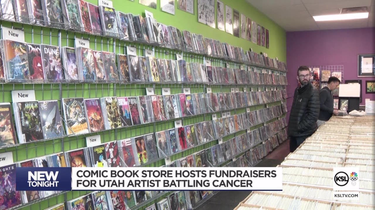 Video: Comic book store hosts fundraiser for Utah artist battling ...