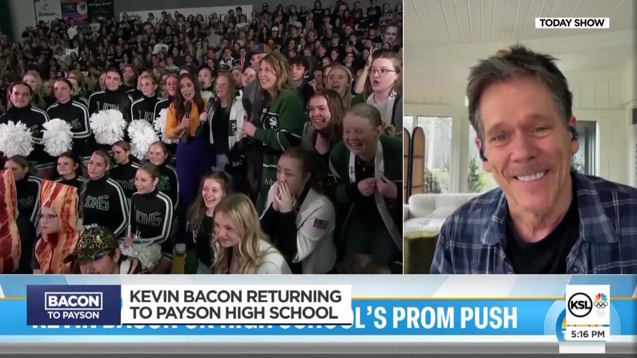 Video: Kevin Bacon announces return to Payson High for 40th anniversary ...
