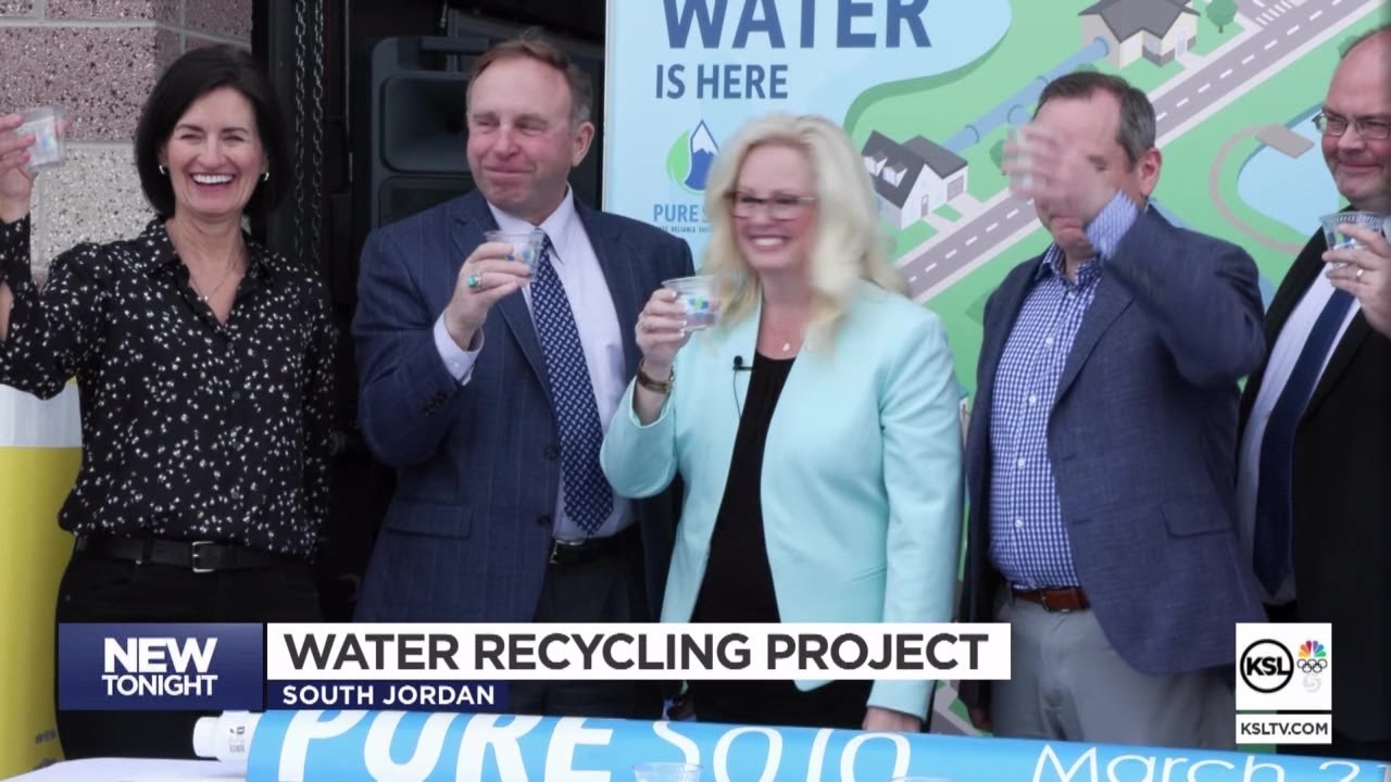 Video: South Jordan combats water scarcity with new recycling water ...