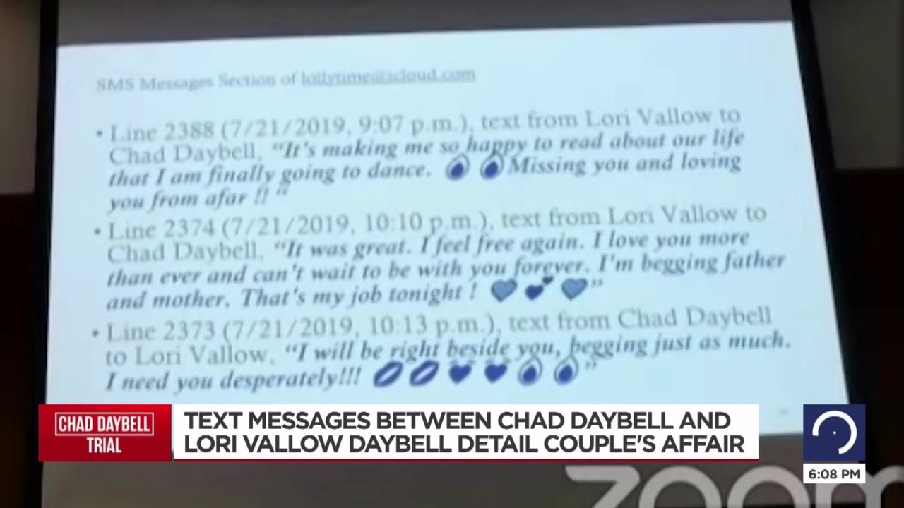 Video: Texts show Chad and Lori Daybell's relationship days after her ...