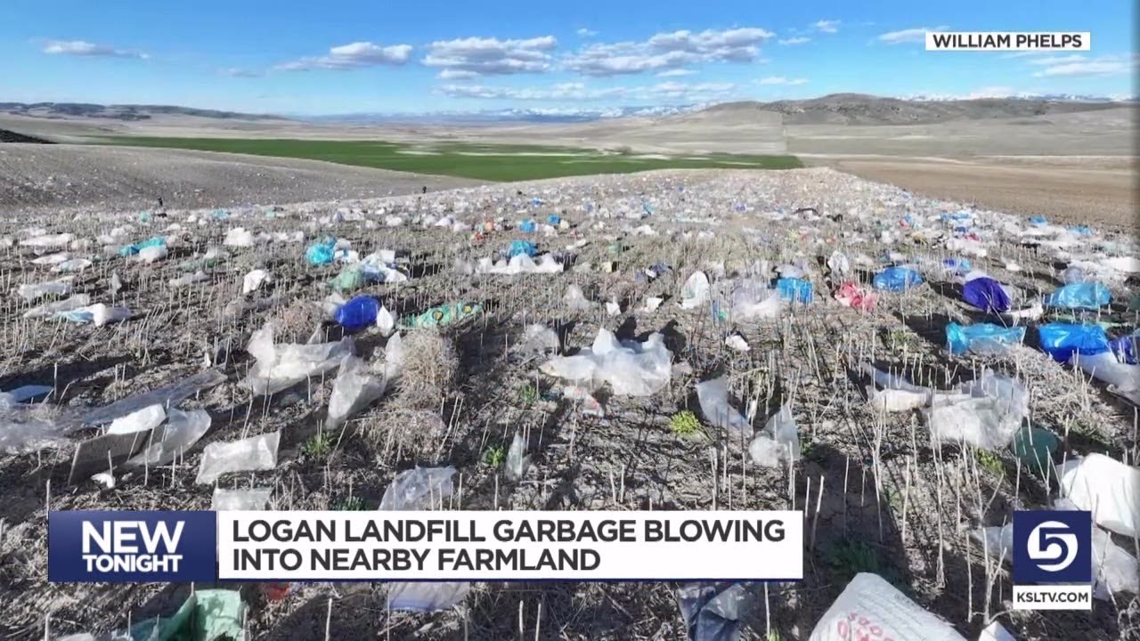 Video: Garbage from a Logan landfill is blowing into nearby farmland ...