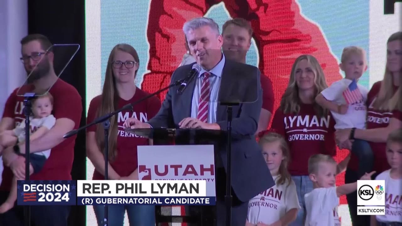 Video: State Republican convention: Phil Lyman, Spencer Cox headed for ...