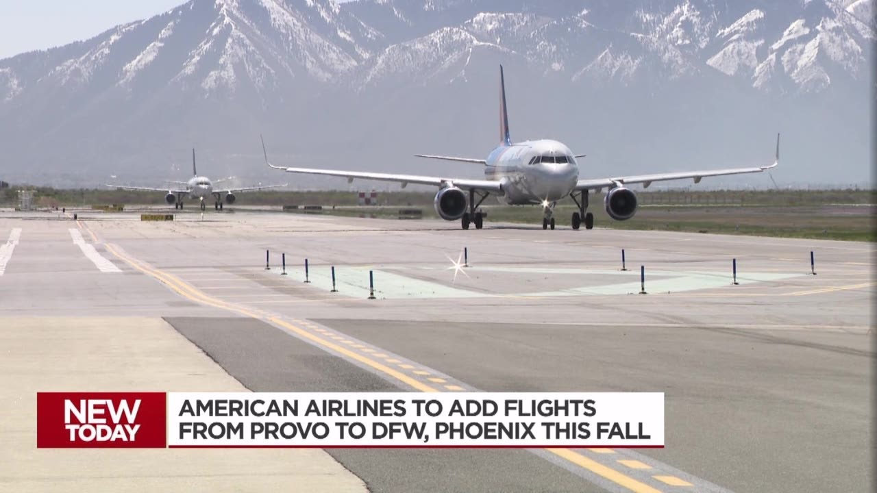 Video: American Airlines to add flights from Provo to DFW, Phoenix this ...