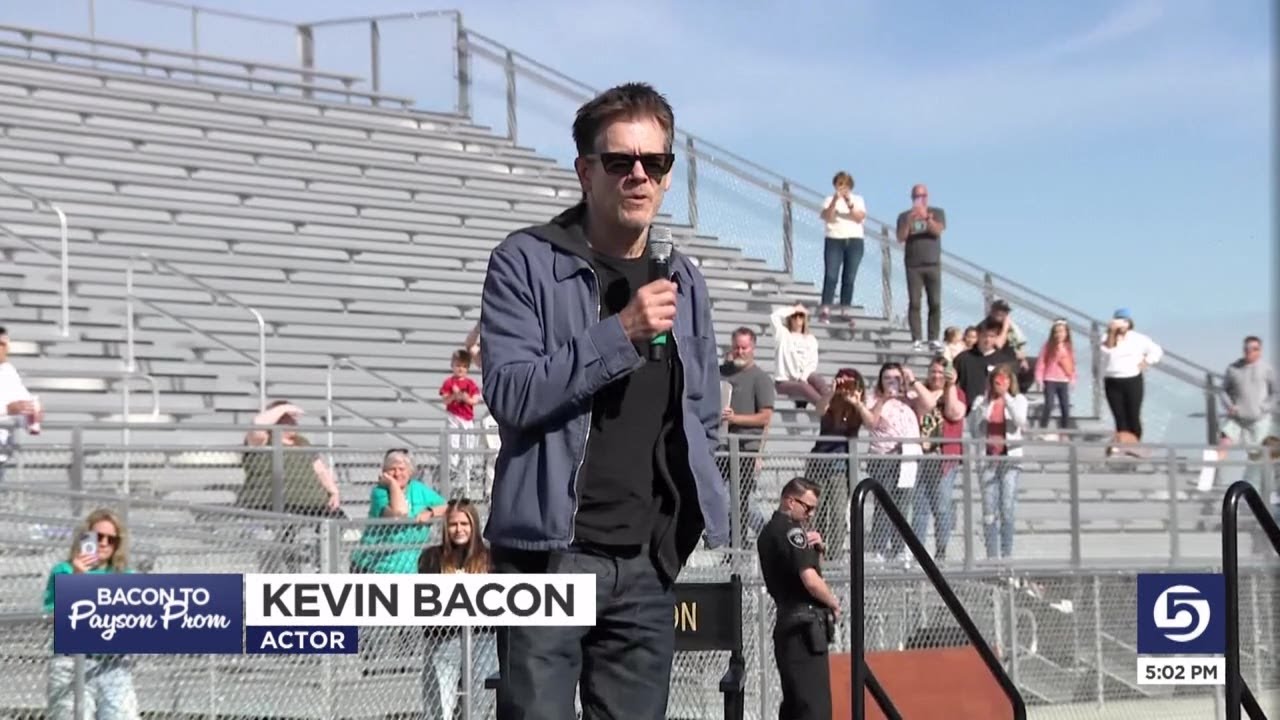Video: ‘You were all just tireless’: Kevin Bacon praises Payson High ...