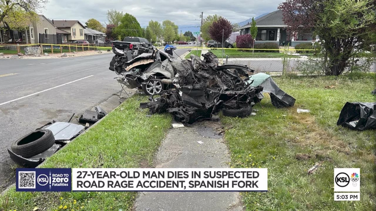Video: Police: Spanish Fork road rage suspect dies after fleeing from ... Video: Police: Spanish Fork road rage suspect dies after fleeing from ...